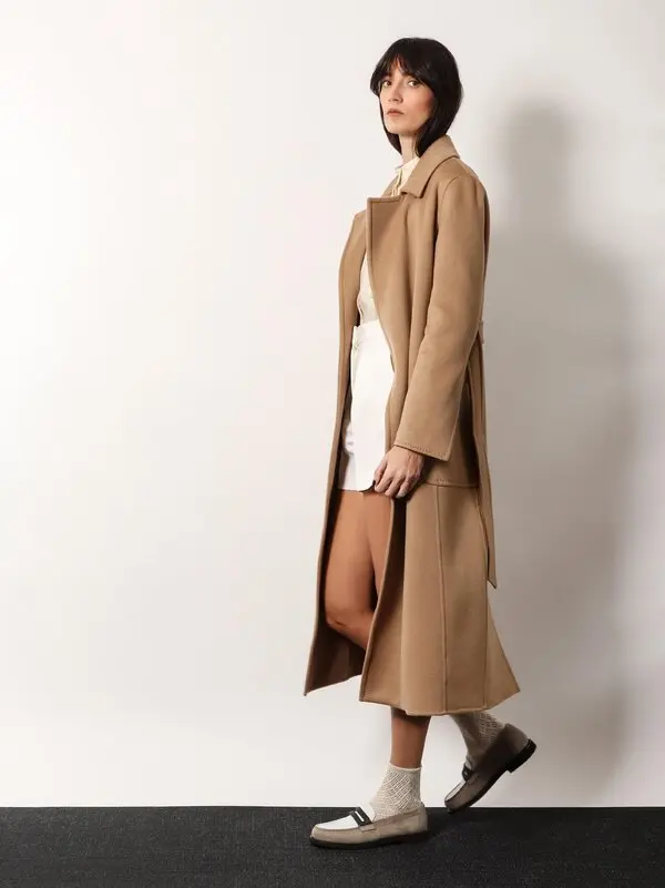 Max Mara Artur Hand Made Cashmere Coat - Multicolor