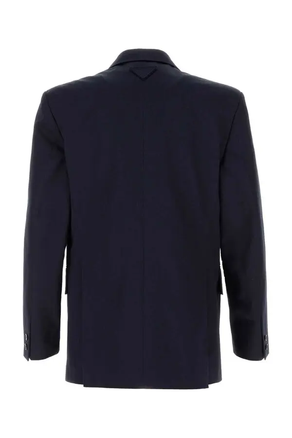 Prada Navy Cotton Blazer