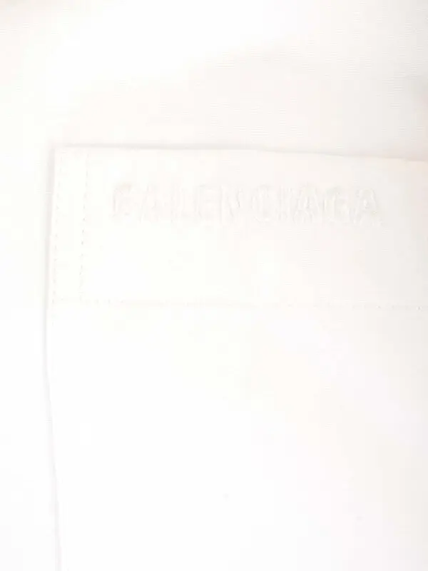 Balenciaga Asymmetric Cotton Poplin Shirt