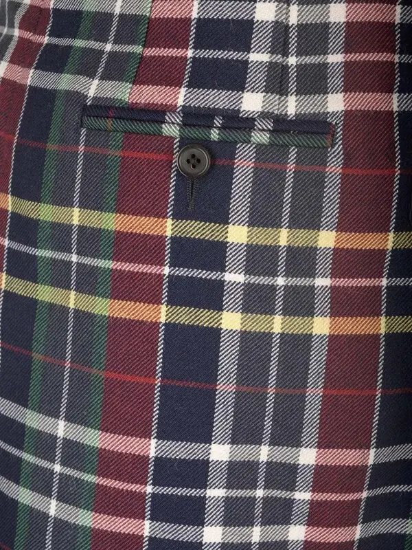 Thom Browne Tartan Mini Skirt - Blue