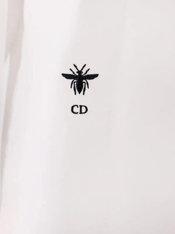 Dior Cotton Shirt With Embroidery - Multicolor