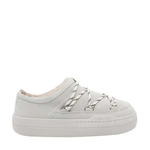 Moon Boot Park Leather Slippers - White
