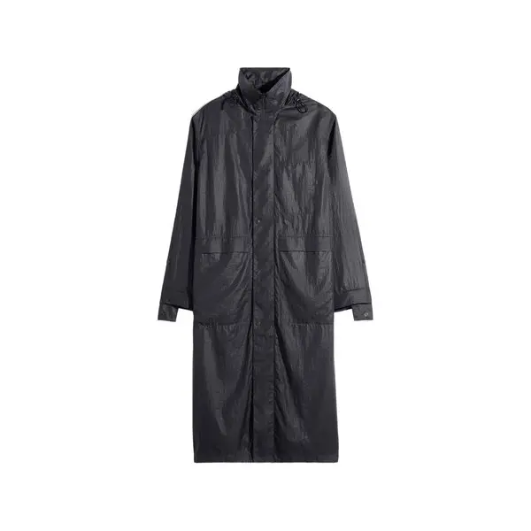 LEMAIRE Coats Raincoats - Black