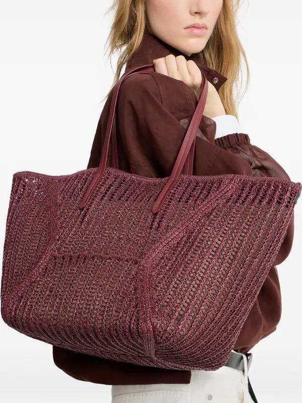 Brunello Cucinelli Rafia Tote Bag