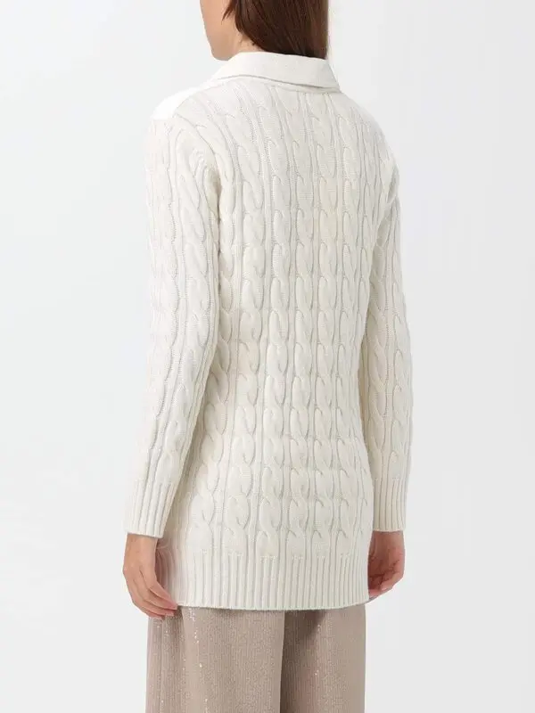 Max Mara Dalida Jacket In Wool And Cashmere - Cream