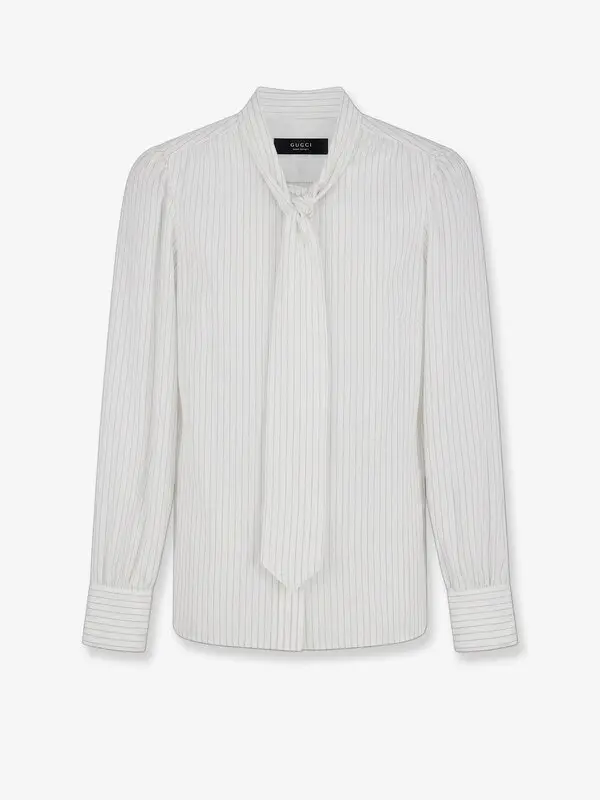 Gucci Striped Silk Shirt - Multicolor