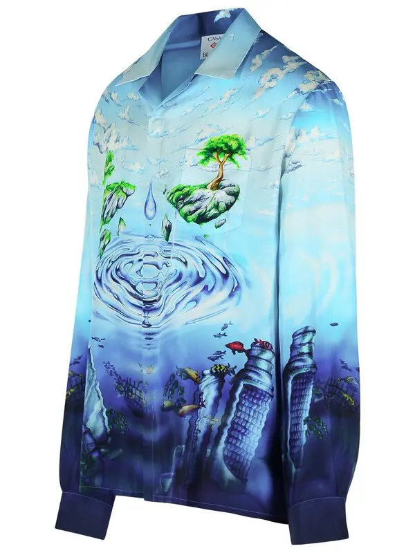Casablanca Lost Atlantis' Silk Shirt