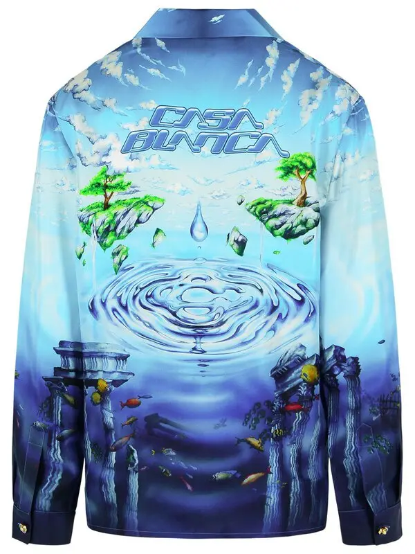Casablanca Lost Atlantis' Silk Shirt
