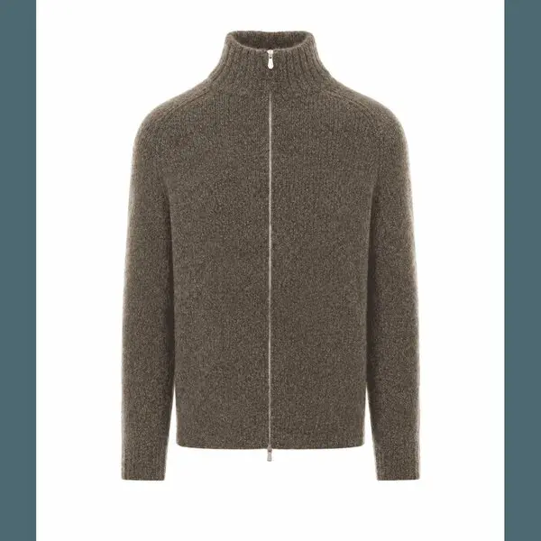 Brunello Cucinelli Zip Cardigan - Brown
