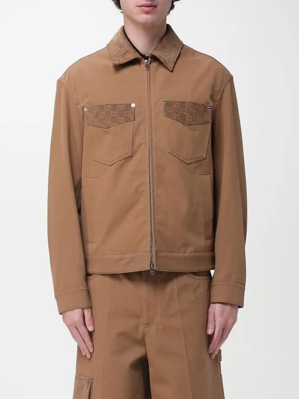 Gucci Cotton Zip Up Jacket