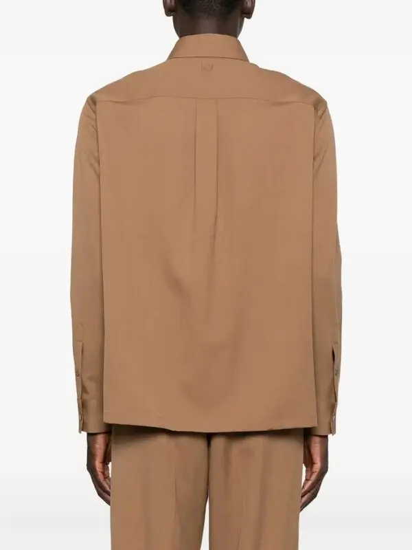Fendi Wool Gabardine Shirt - Multicolor