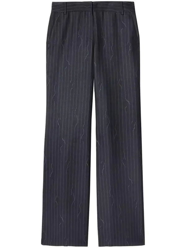 Off-White Tailored Trousers - Gray
