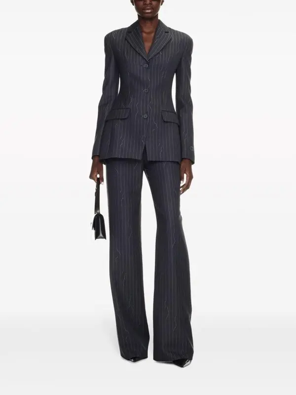 Off-White Tailored Trousers - Gray