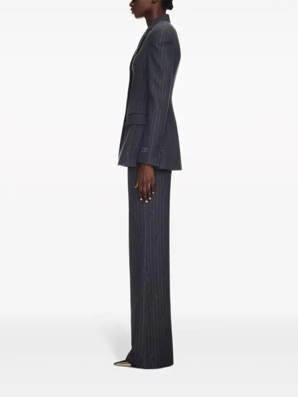 Off-White Tailored Trousers - Gray