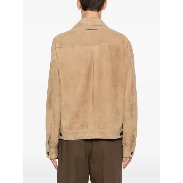 Zegna Neutrals Jackets Shirt Jackets