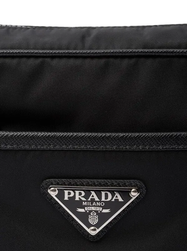 Prada Shoulder Bag In Re-nylon And Saffiano