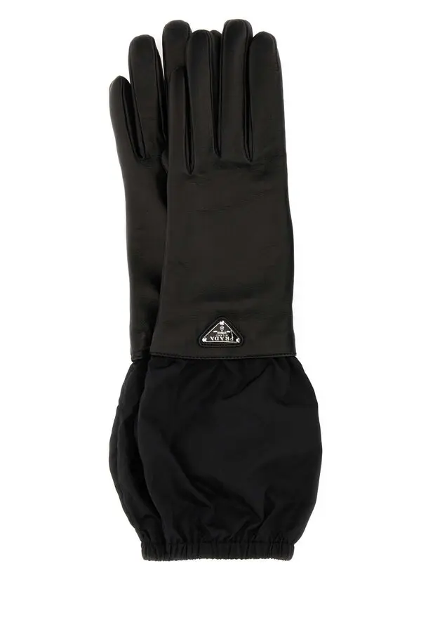 Prada Leather Gloves - Multicolor