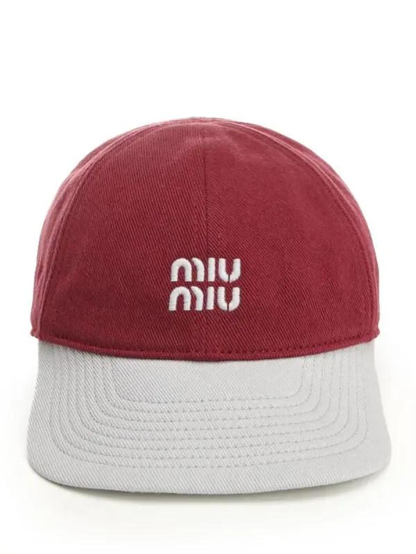 Miu Miu Drill Baseball Cap
