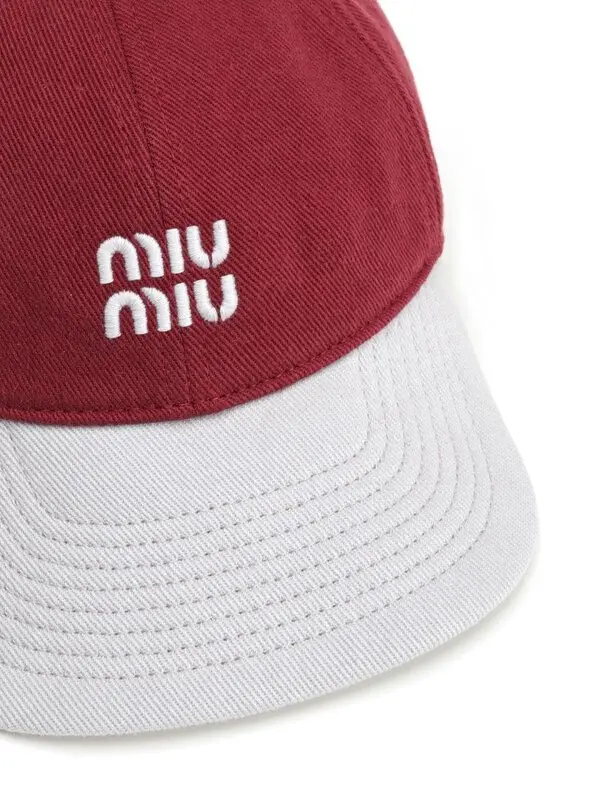 Miu Miu Drill Baseball Cap - Multicolor