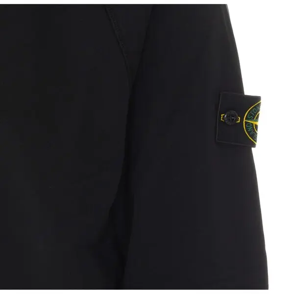 Stone Island Logo Sweatshirt - Black