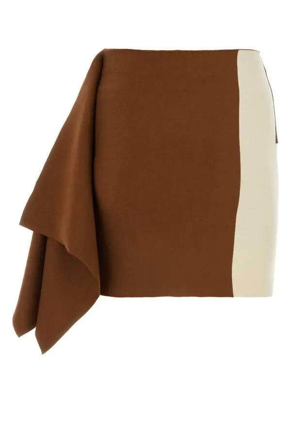Fendi Wool Mini Skirt - Multicolor