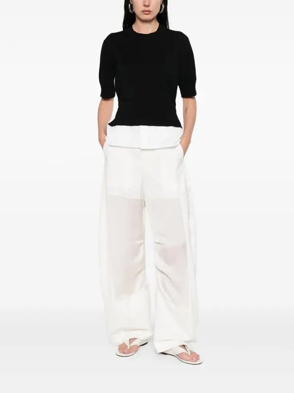 Sacai Wool Trousers - Multicolor