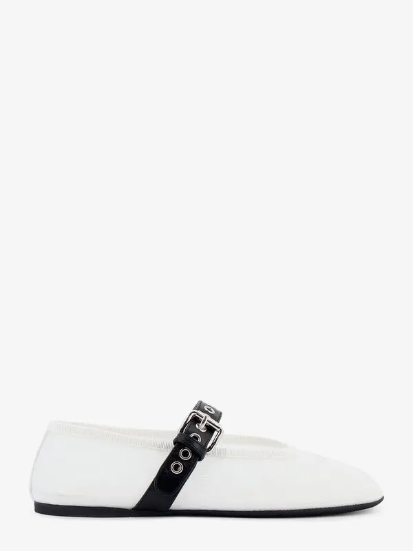 Miu Miu Mesh Fabric Ballerinas