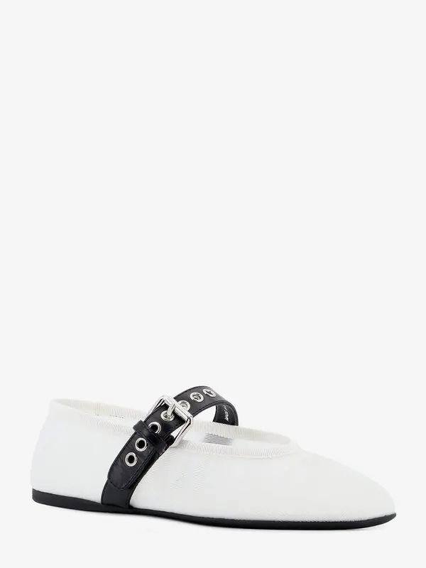 Miu Miu Mesh Fabric Ballerinas