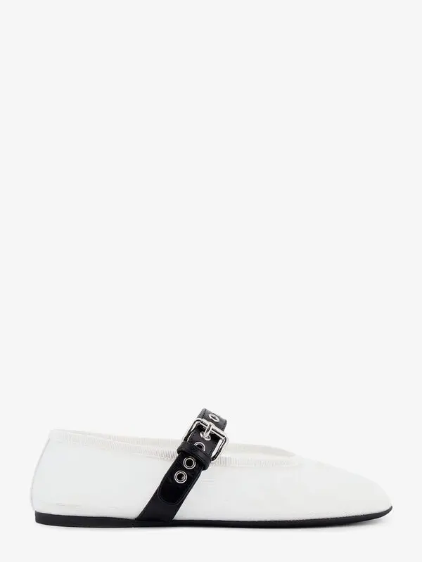 Miu Miu Mesh Fabric Ballerinas - Multicolor