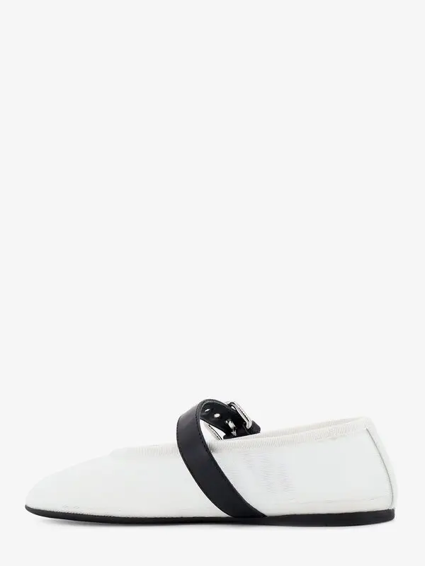 Miu Miu Mesh Fabric Ballerinas - Multicolor