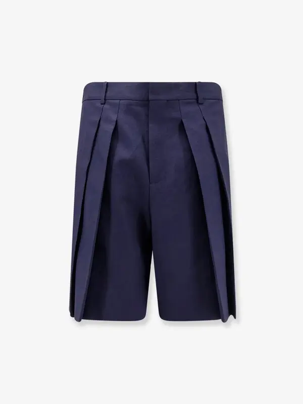 Loewe Paula's Ibiza Linen And Cotton Bermuda Shorts - Multicolor