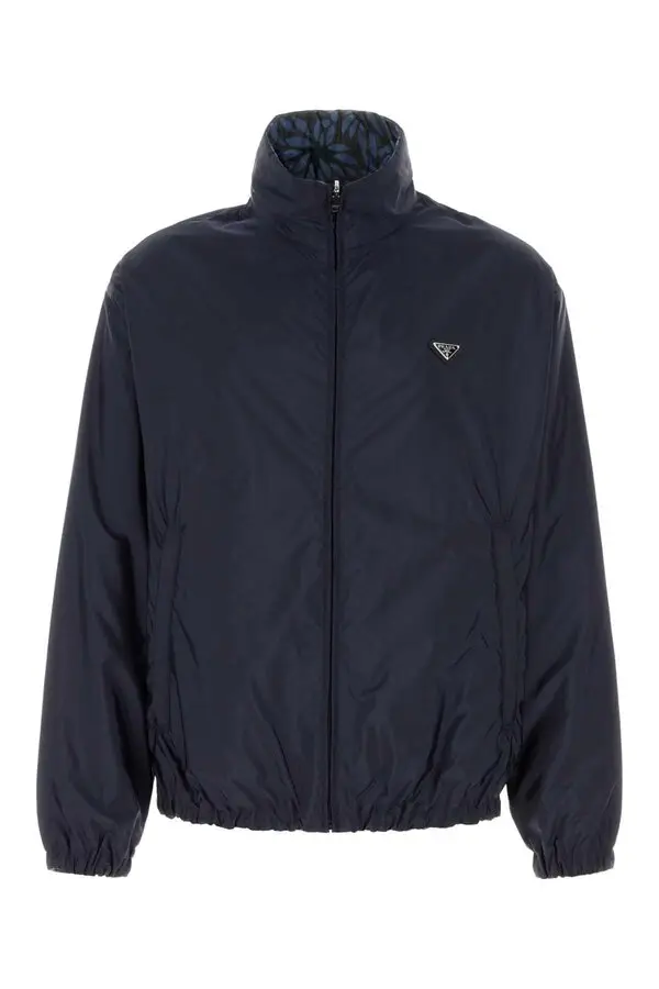 Prada Navy Re-nylon Reversible Jacket