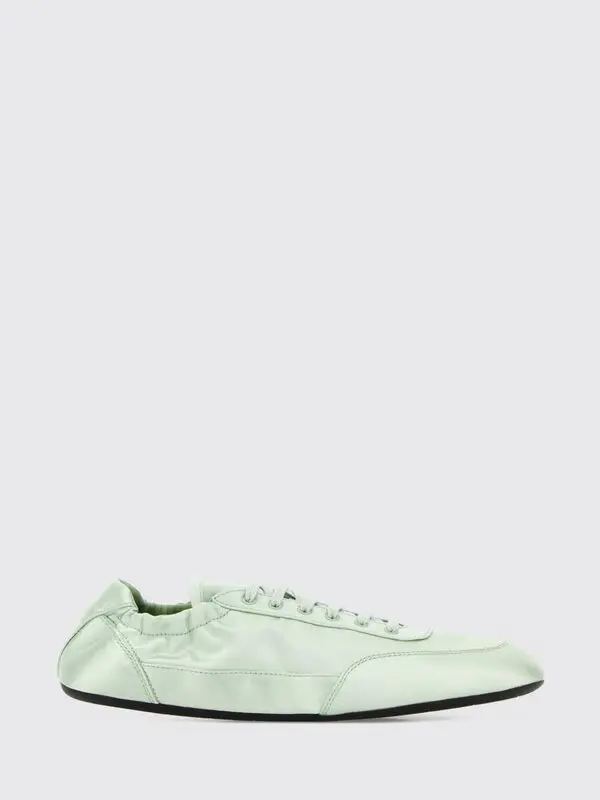 Prada Collapse Satin Sneakers - Blue