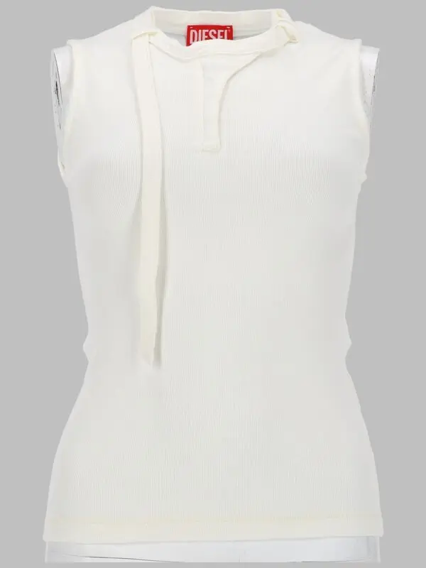 DIESEL® Jersey Top T-tiara - White