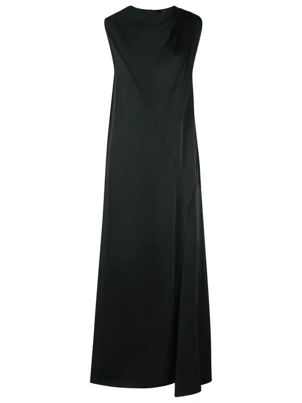 JIL SANDER Acetate Blend Sleeveless Dress