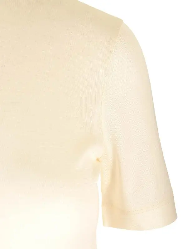 Loewe Silk And Viscose Top With Knot - White