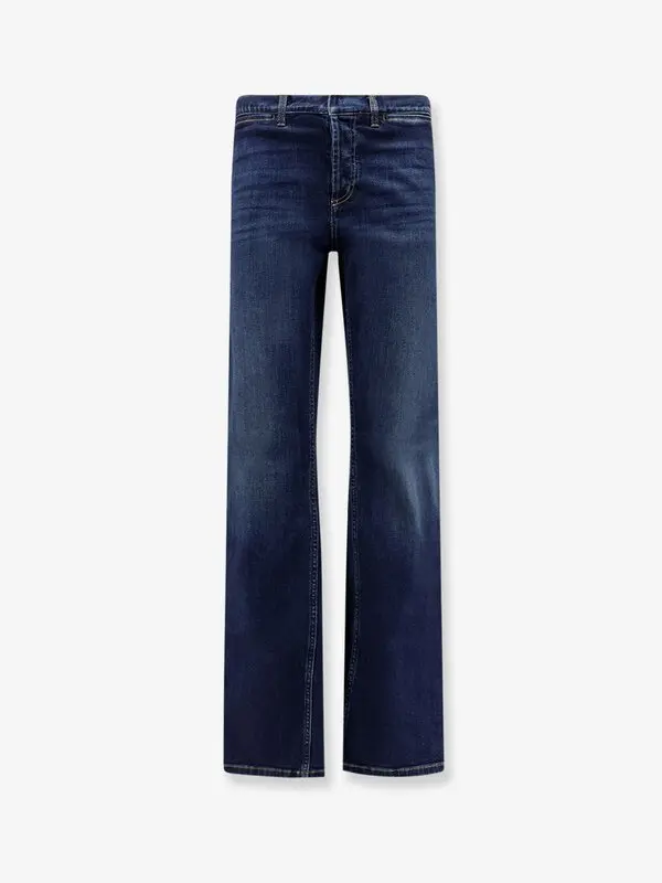 Gucci Denim Jeans With Nastro Web Profiles