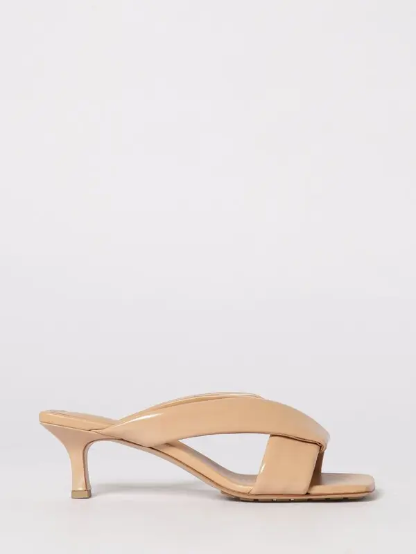 Bottega Veneta Riva Leather Mules - Pink