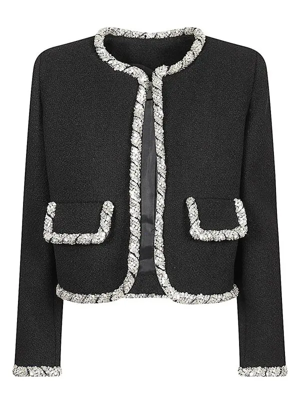 Celine Wool Embroidered Jacket - Multicolor
