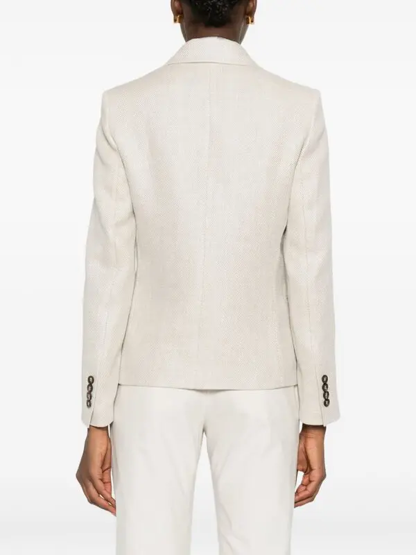 Brunello Cucinelli Linen Double-breasted Jacket