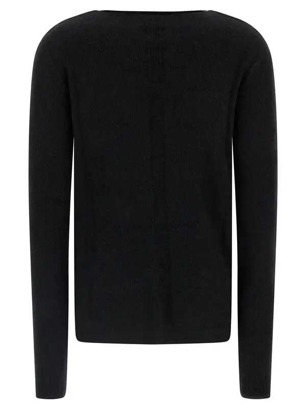 Rick Owens Wool Blend Cut-out Top