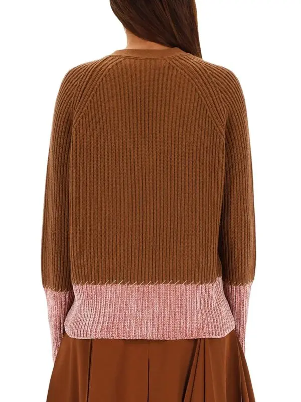 Marni Cardigan With Color Block Pattern