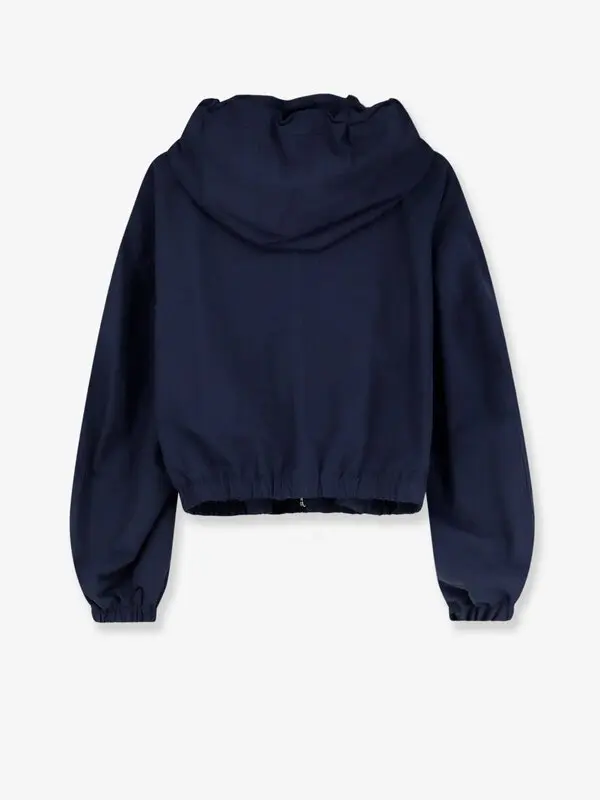 Celine Cotton Blend Jacket With Logo