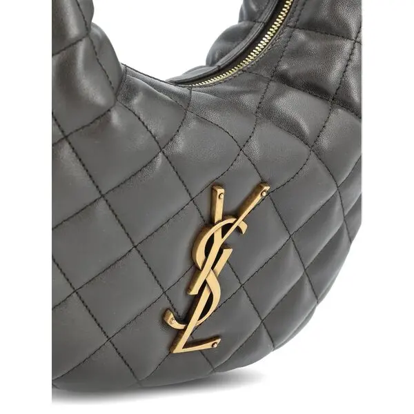 Saint Laurent Grey Tote Bags