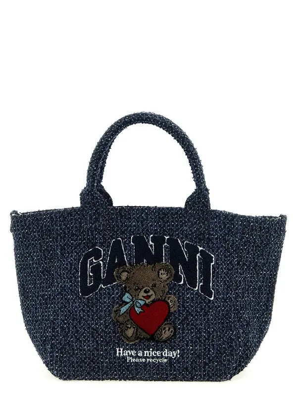GANNI Small 'bear' Shopping Bag