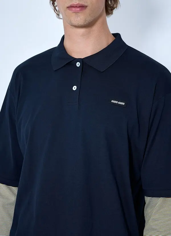 Miu Miu Buttoned Polo Shirt