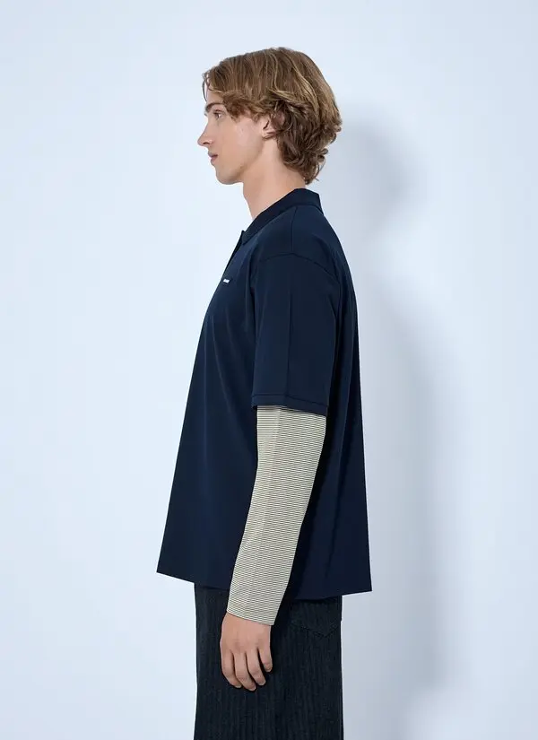 Miu Miu Cotton Polo Shirt - Blue