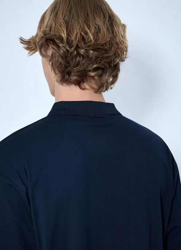 Miu Miu Cotton Polo Shirt - Blue