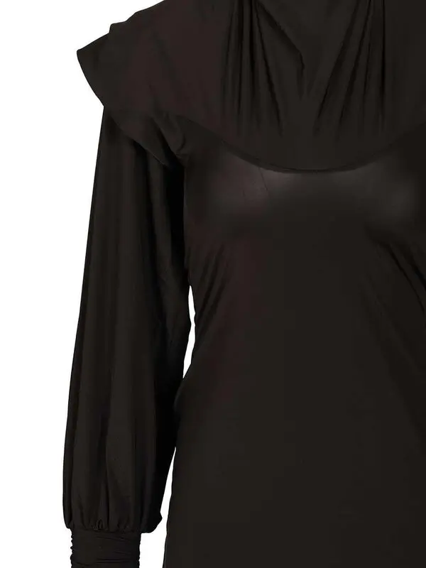 ROTATE BY BIRGER CHRISTENSEN Slinky Hooded Dress