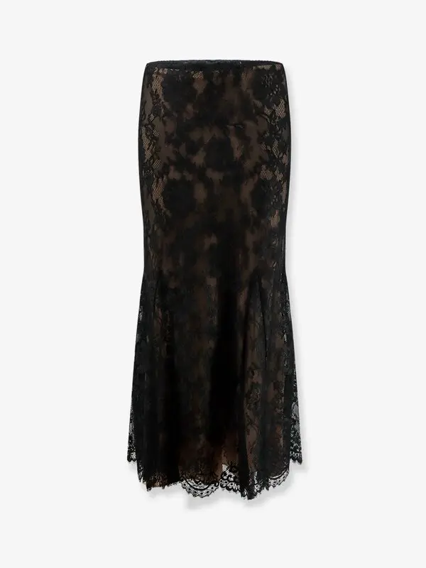 SELF-PORTRAIT Lace Midi Skirt